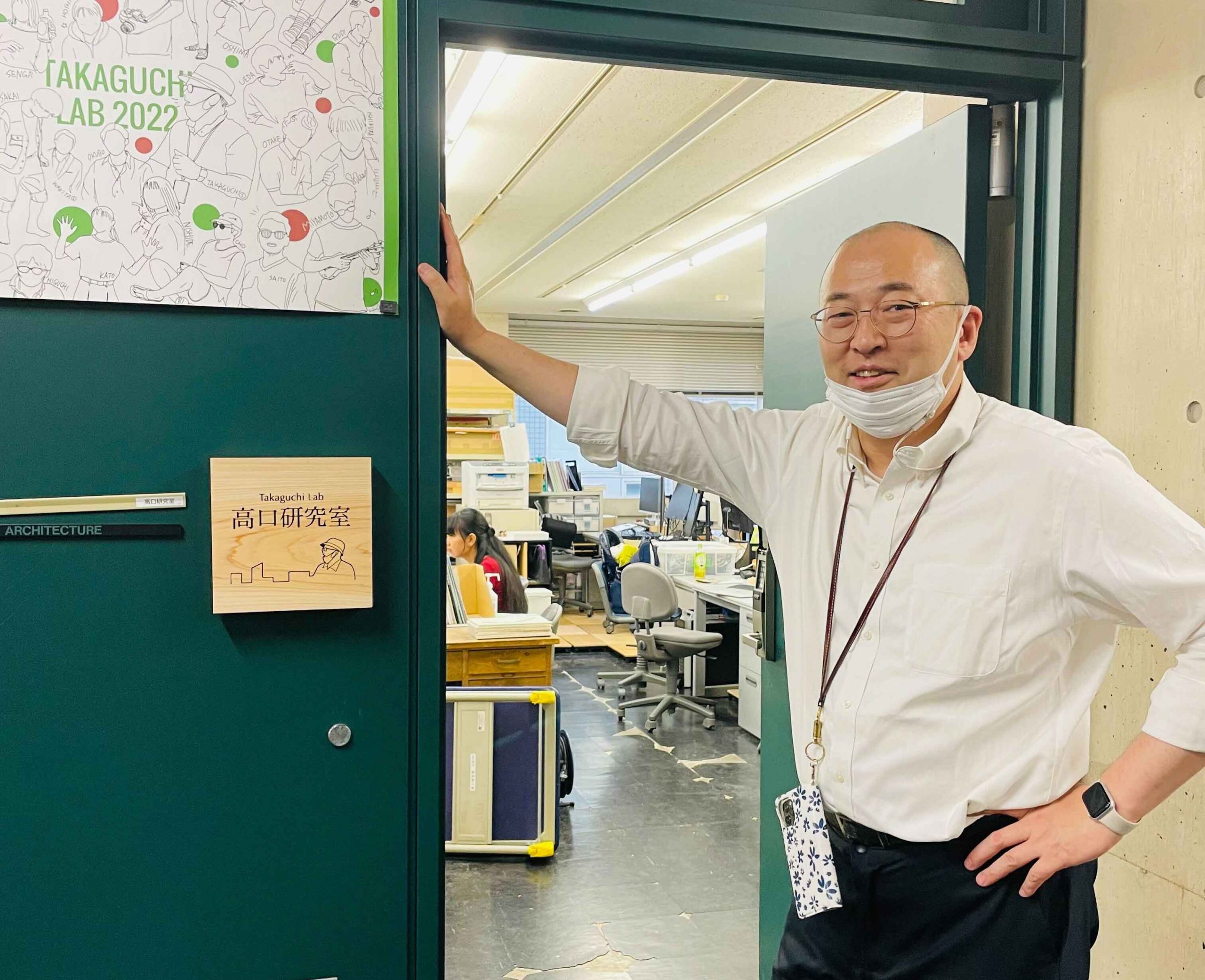 研究室の看板寄贈 – 建築学科/専攻 高口研究室